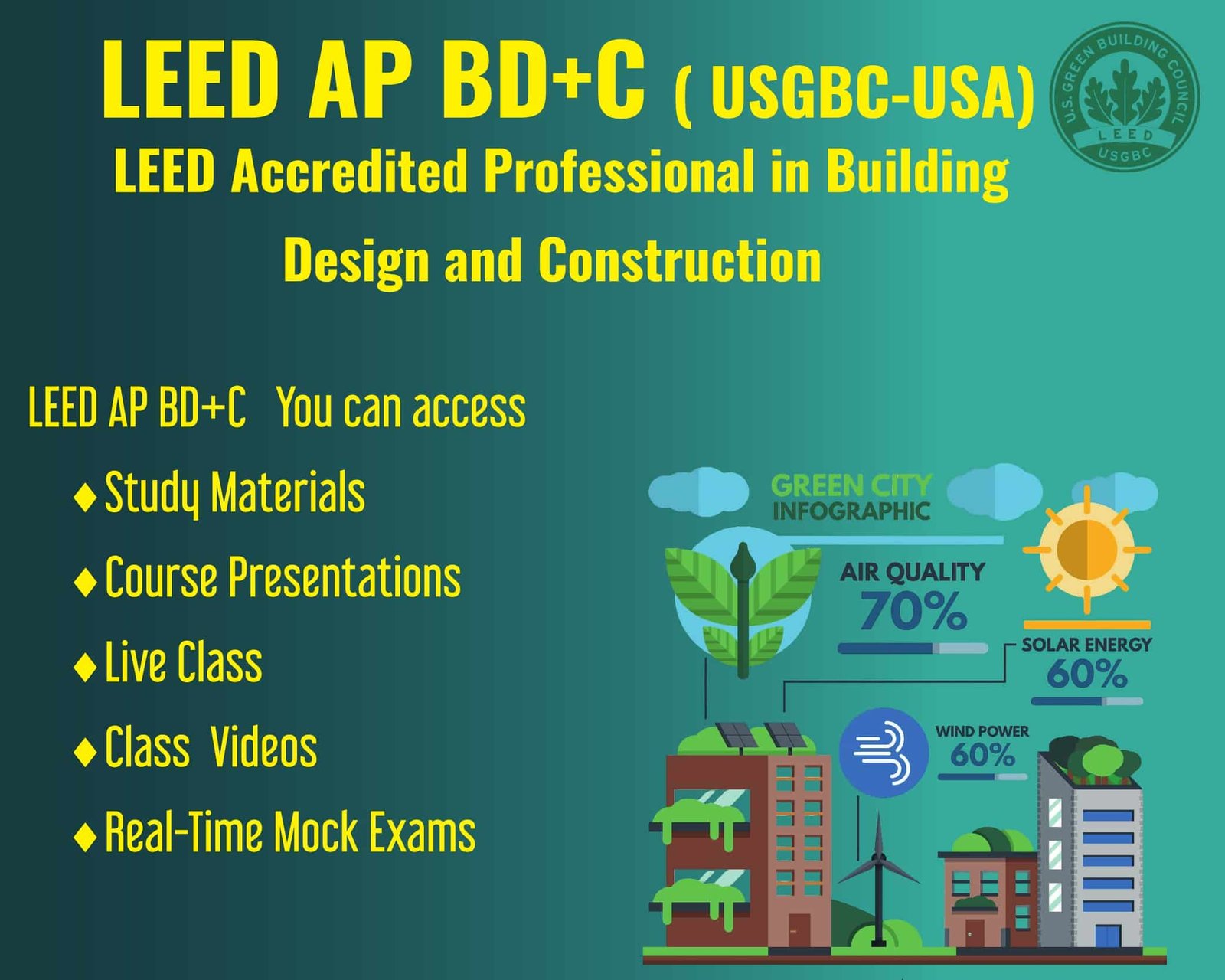 LEED AP Certification | Since 2010, 98% Pass, Best in Gulf